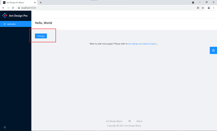 Build Blazor WebAssembly With Ant Design